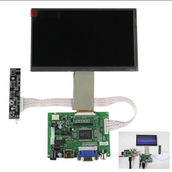 101-inch IPS LCD Screen 1280x800 with Driver Board Kit for Raspberry Pi ...