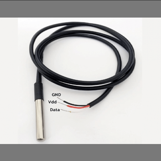 DS18B20 Waterproof Digital Temperature Sensor Probe 100cm Supplier in ...